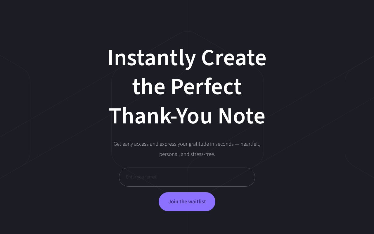Instant Thank You Notes